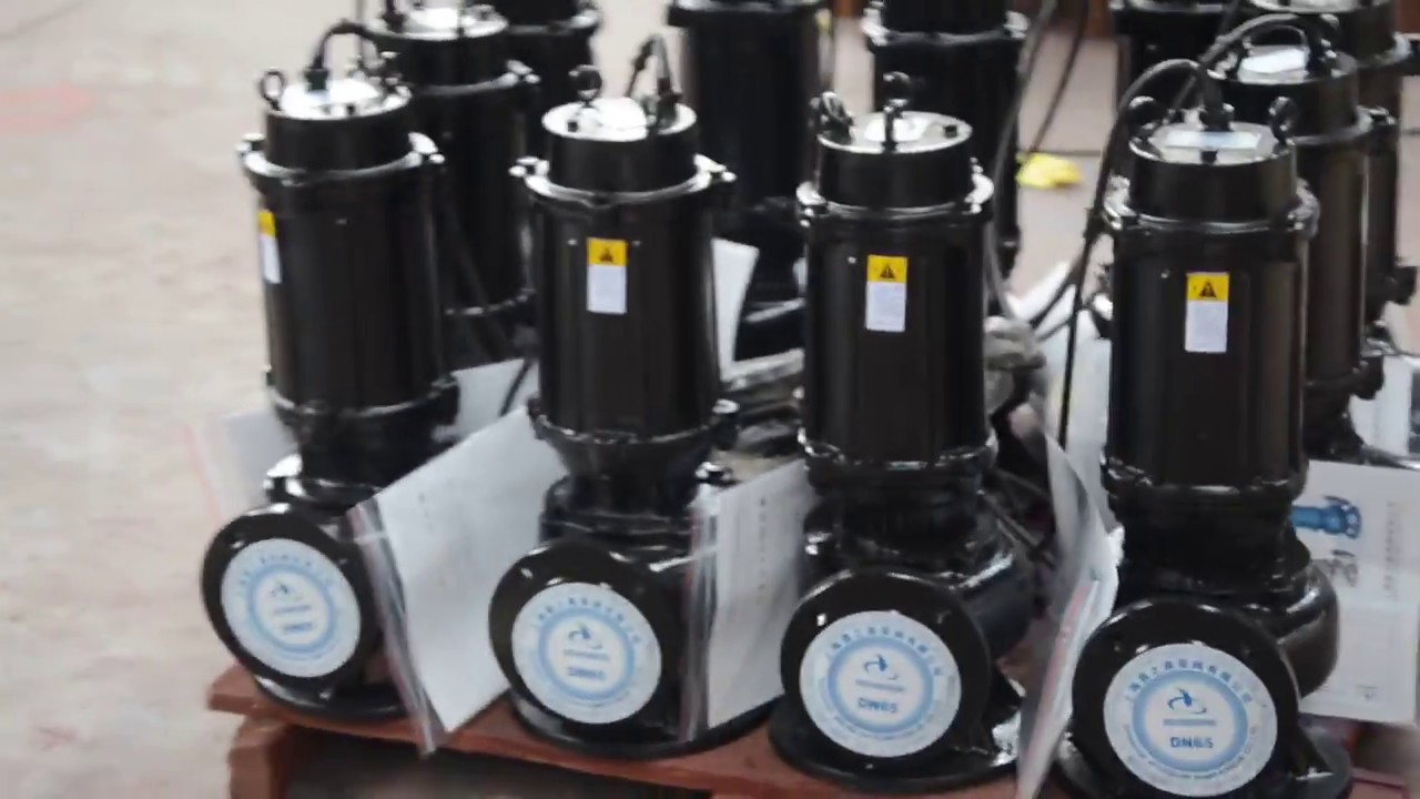 65WQ36-15-3KW-2P submersible sewage pump - YouTube