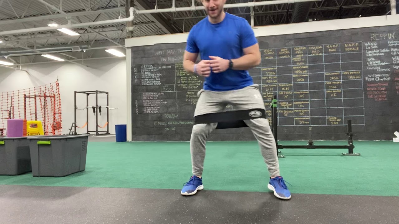 Banded Lateral Walk - YouTube