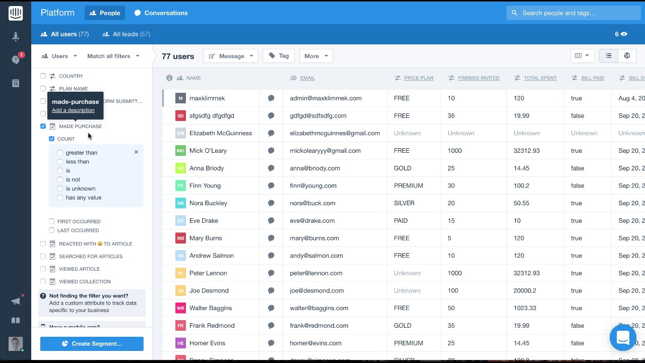 Using events in Intercom - YouTube
