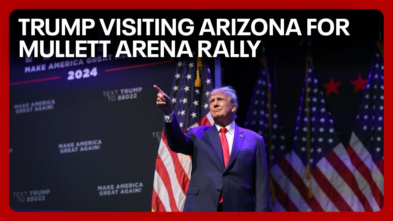 Former President Donald Trump to hold Arizona rally - YouTube