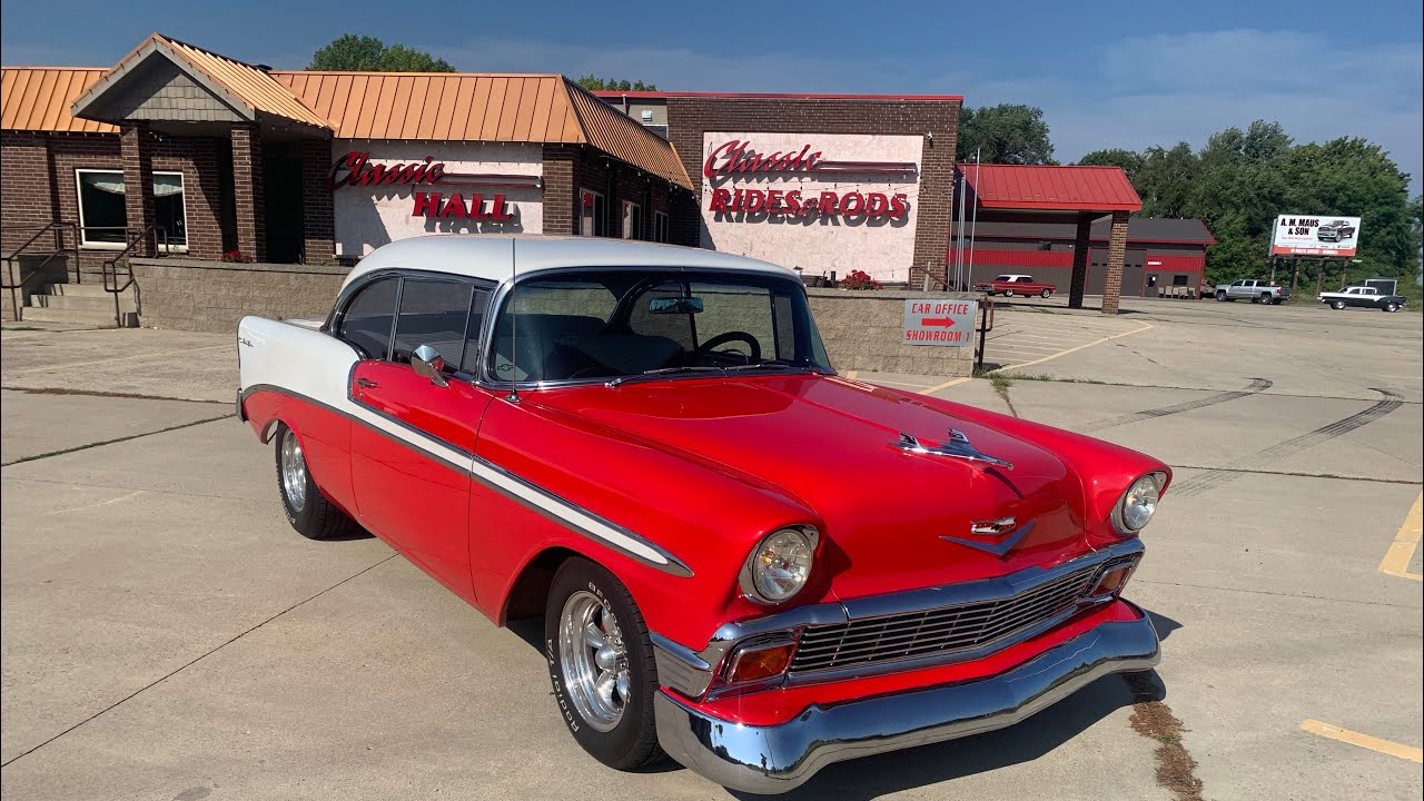 Classic rides and rods 1956 Belair - YouTube
