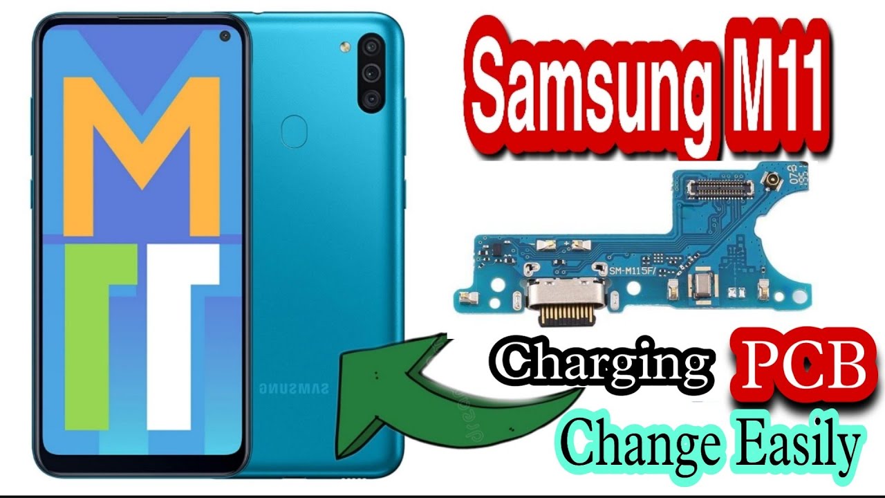 Samsung galaxy M11 Charging PCB change easily 💥 l How to Change Samsung ...