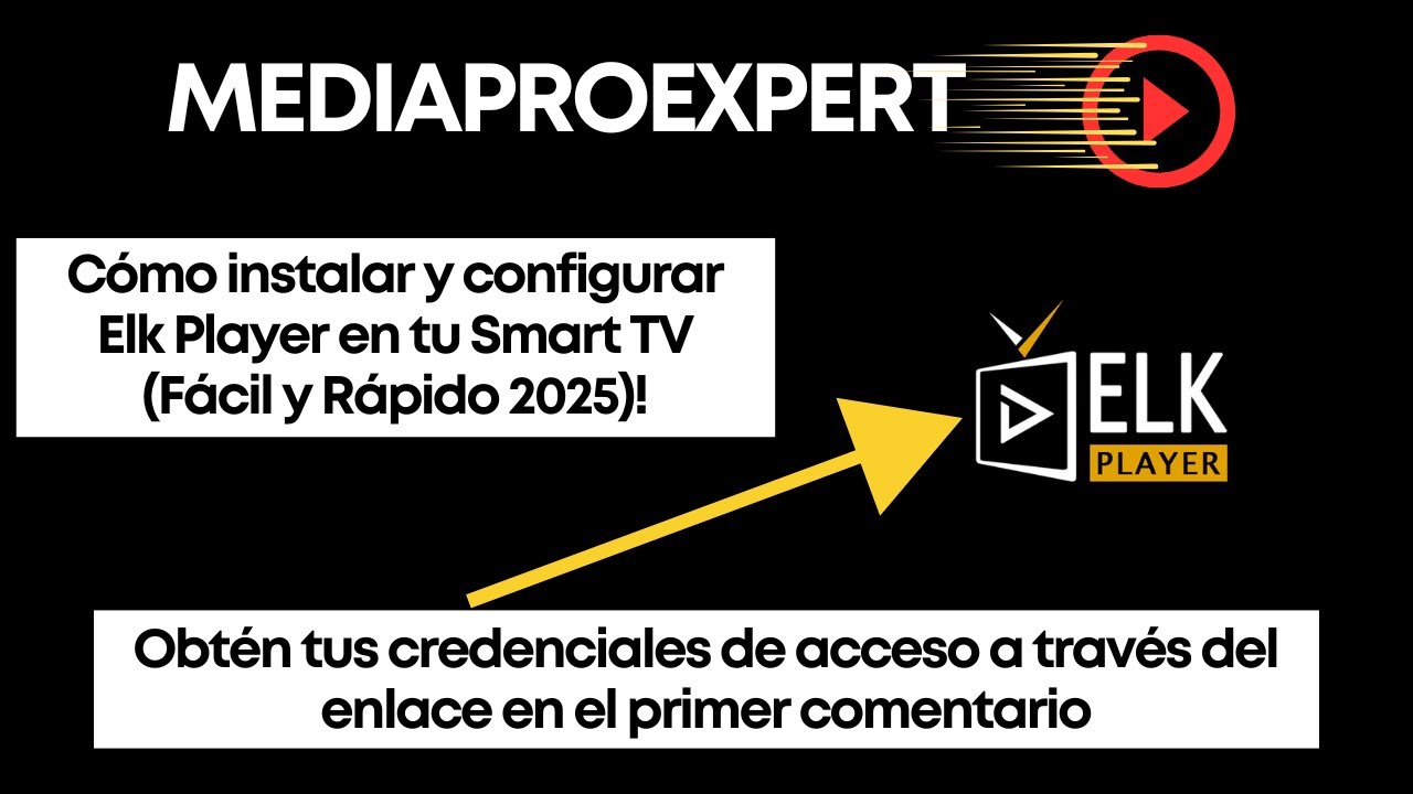¡Cómo Instalar y Configurar Elk Player en tu Smart TV en 1 Minuto ...