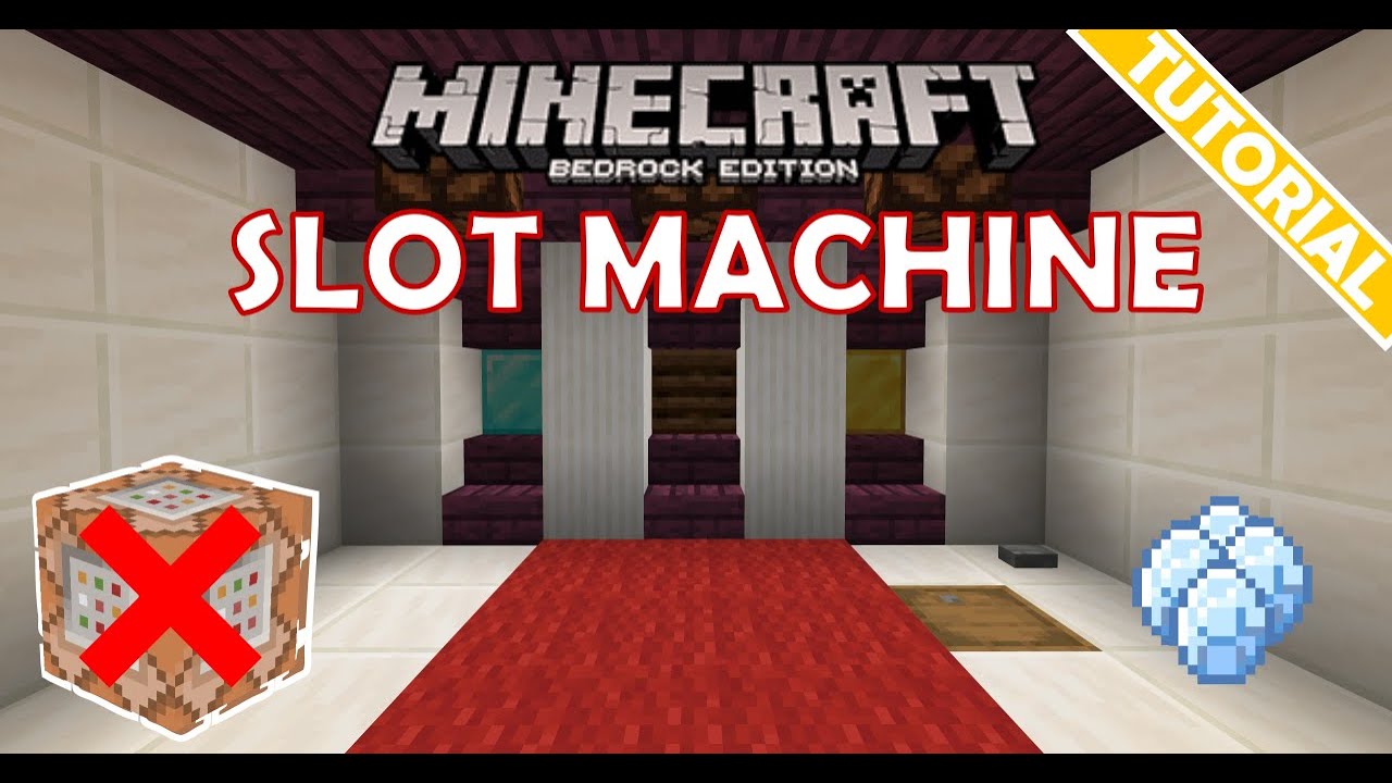 Customisable Slot Machine For Minecraft BEDROCK 1.19-1.21 | TUTORIAL ...
