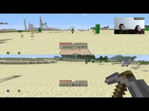Couple Plays MINECRAFT Split Screen stream (Part 1) - YouTube