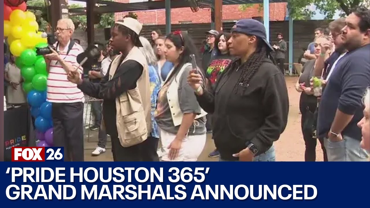Grand Marshals announced by 'Pride Houston 365' - YouTube