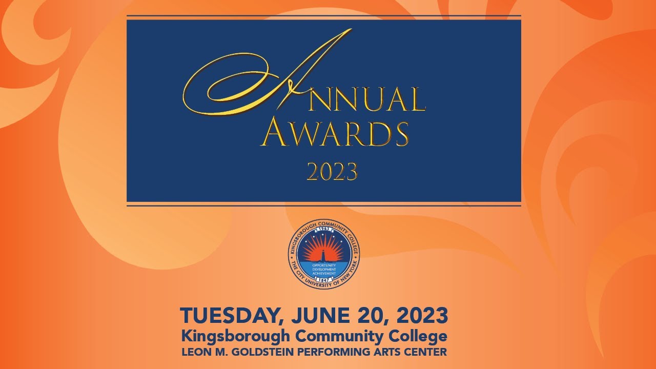 Annual Kingsborough Community College Awards Ceremony 2023 - YouTube