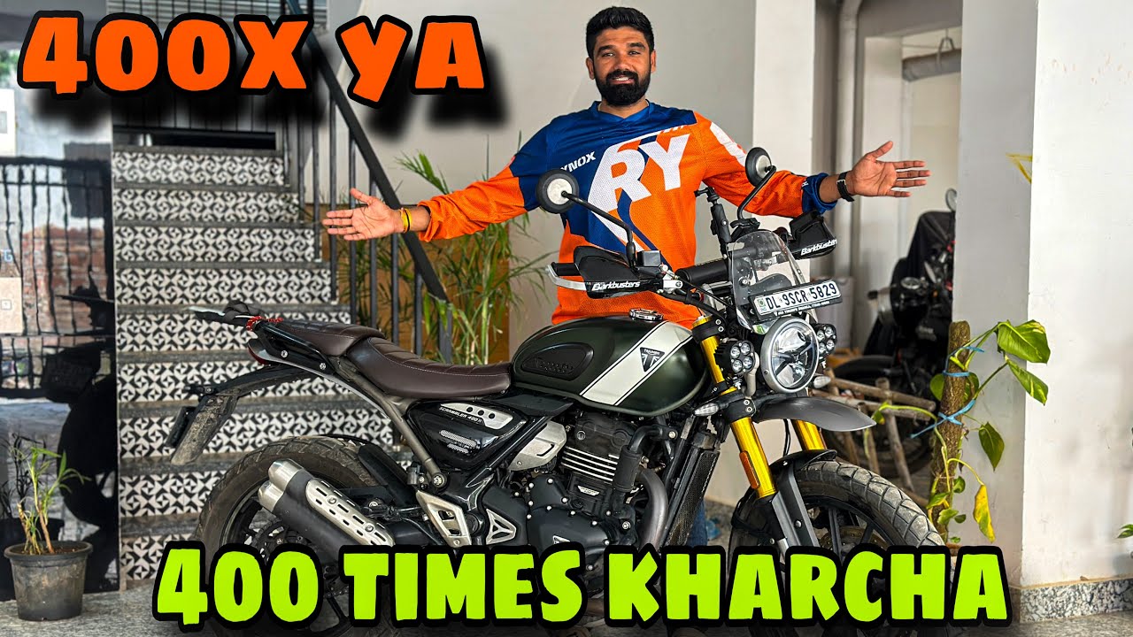 Triumph Scrambler 400X Mods - Company Accessories K Bad Bi Aftermarket ...