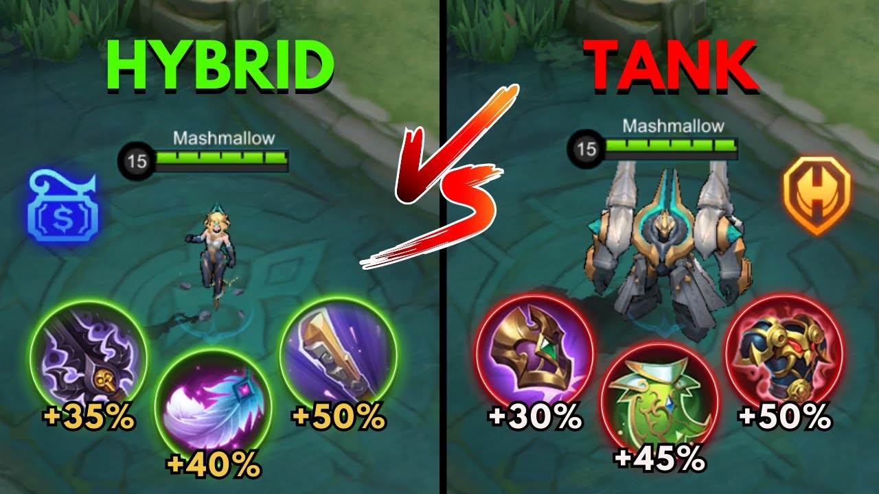 hybrid vs tank build edith - YouTube