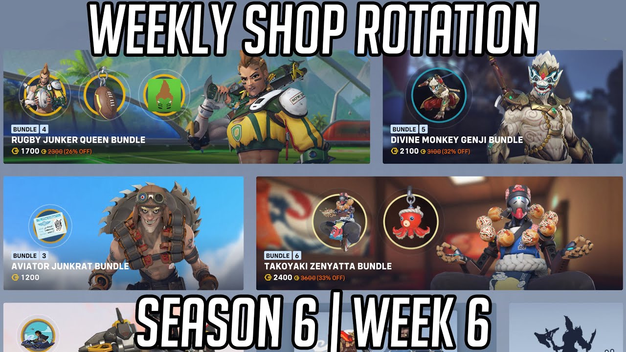 Season 6 | Week 6 Shop Rotation - Overwatch 2 - YouTube
