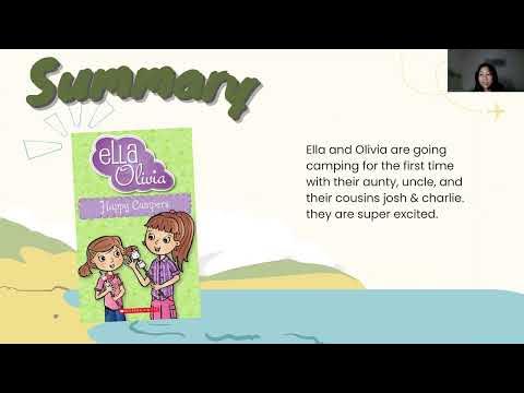 Reviewing about Ella & Olivia happy campers book, made by Azhara ...
