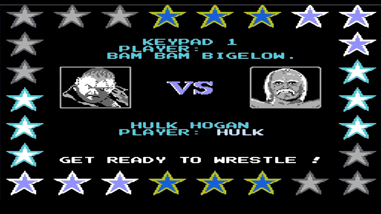 Bam Bam Bigelow v Hulk Hogan - WWF WrestleMania (NES) - YouTube