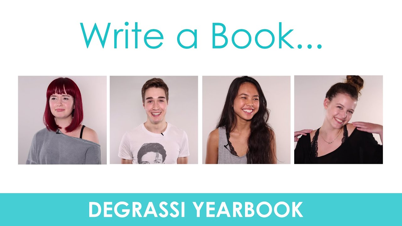 Degrassi Yearbook: Write a Book - YouTube