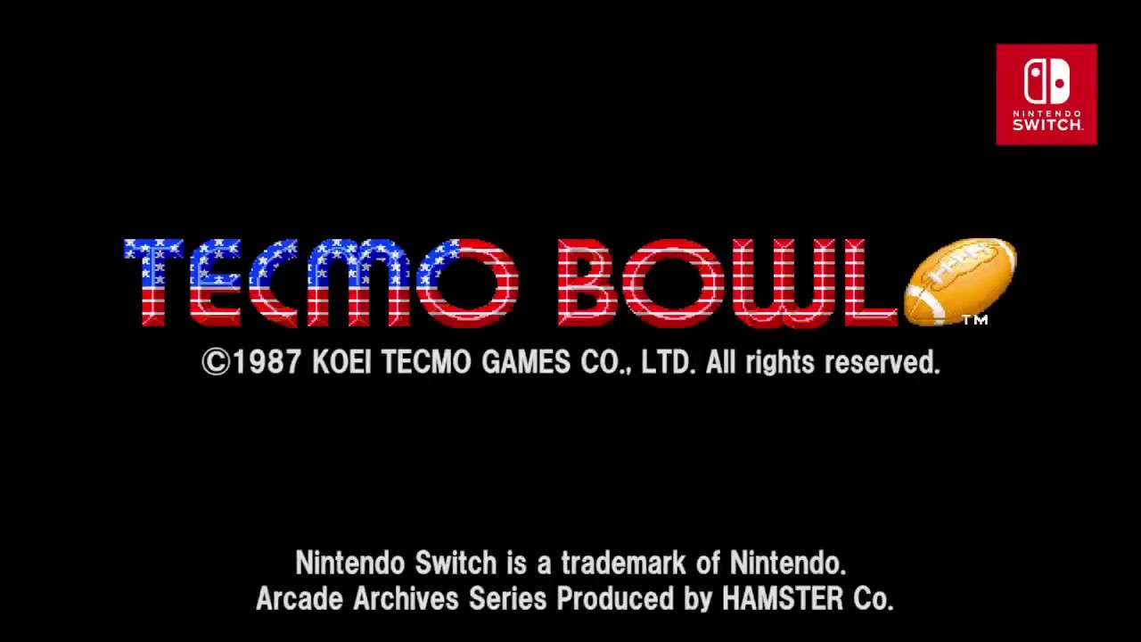Arcade Archives: TECMO BOWL - Official Launch Trailer (2020) - YouTube