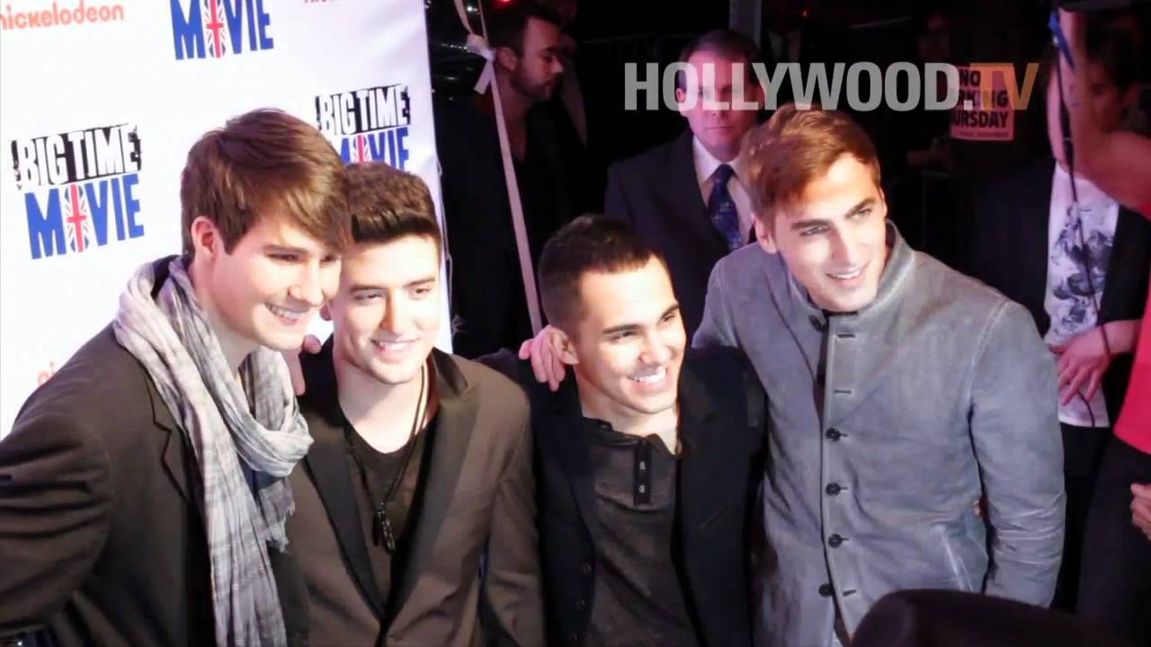 Big Time Rush Appears for Big Time Movie Premiere - YouTube