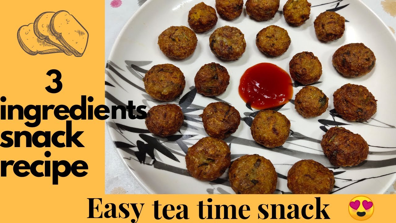 3 ingredients snacks recipe| Easy snacks recipe| Teatime snacks recipe ...