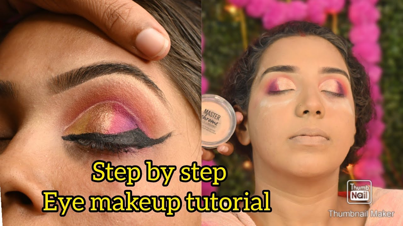 bridal eye makeup tutorial 💄📌 step bye step done by somabiswas// # ...