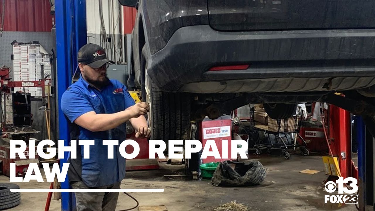 'Right to repair' law takes effect, giving Mainers more options - YouTube