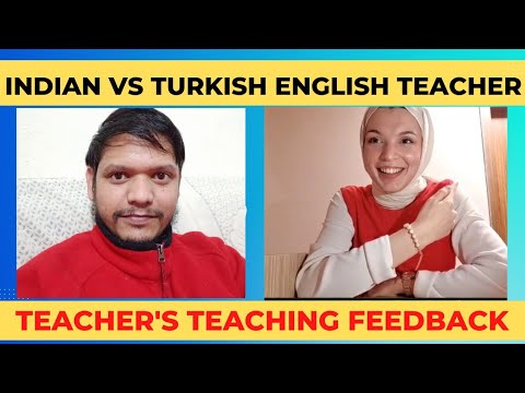 English Teacher Teaching English Feedback in online Class - YouTube