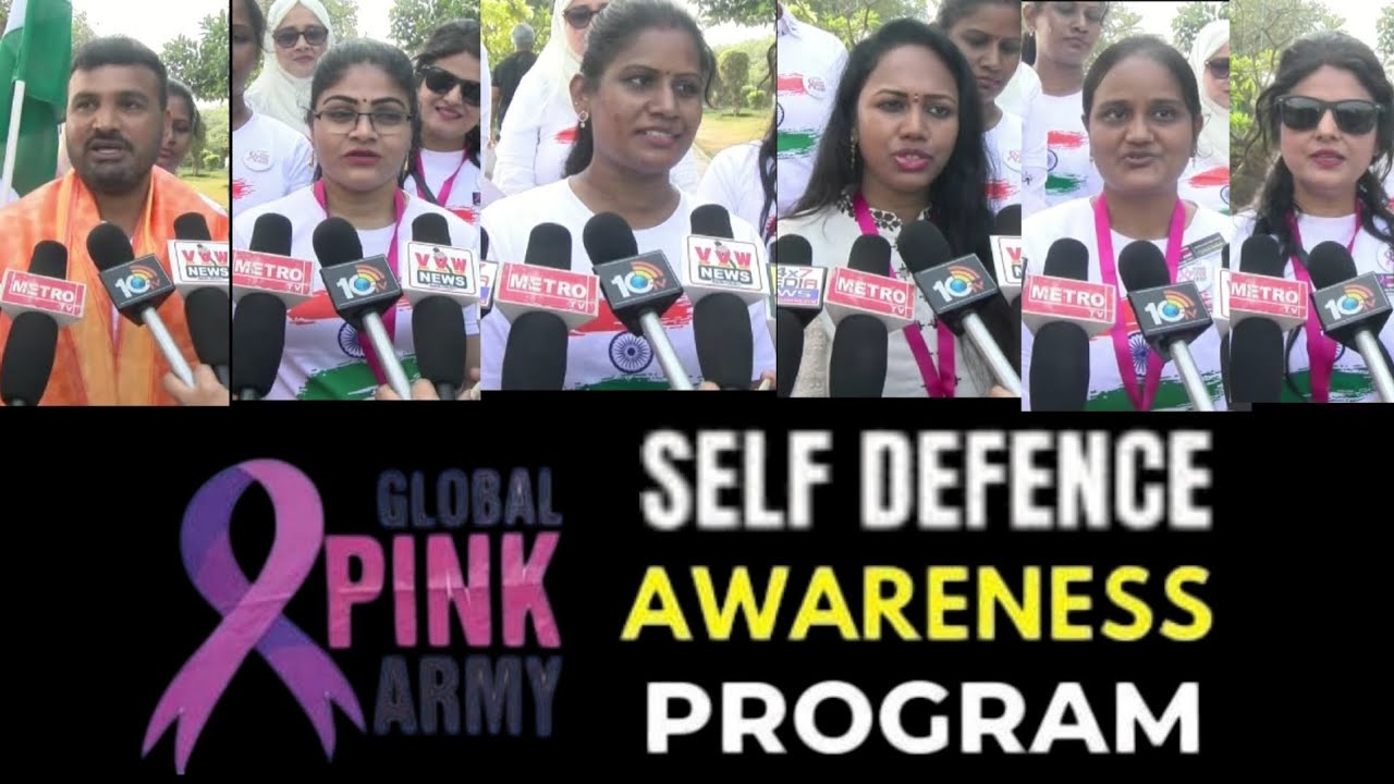 Global Pink Army Self Defence Awareness Program || Pink Army || Vizag ...