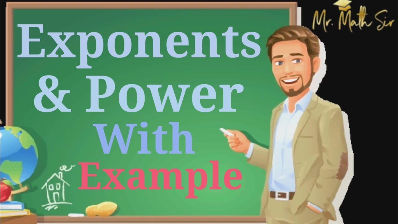 Exponents and powers class 7 || Examples of Exponents || Laws of ...