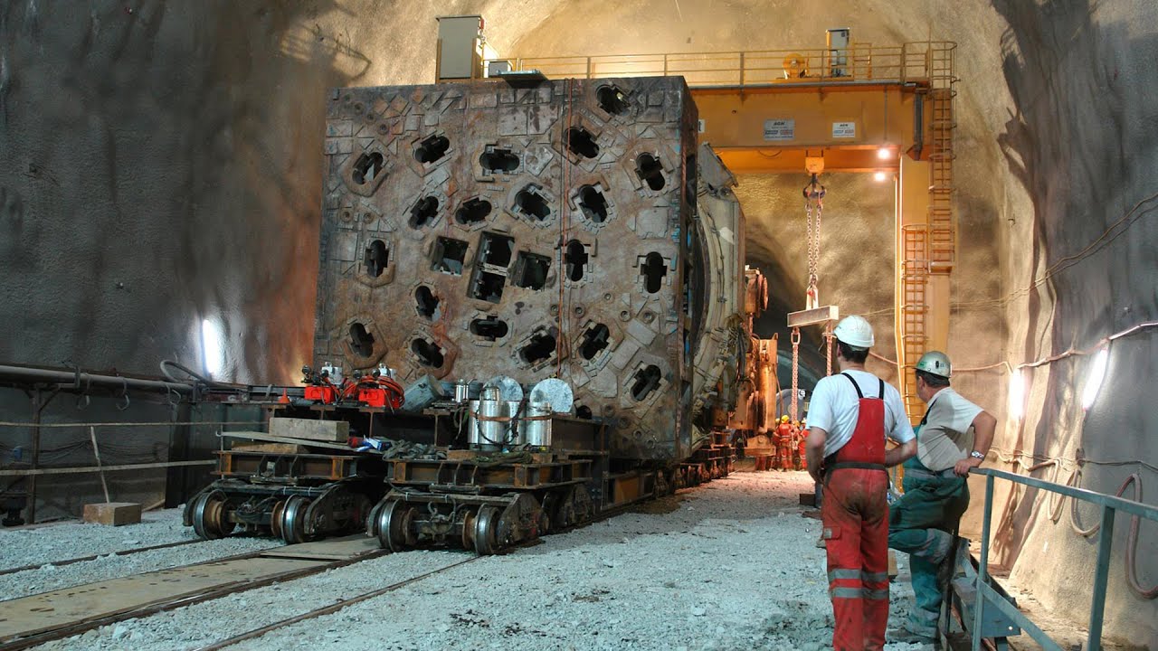 INCREDIBLE BIGGEST TUNNEL BORING MACHINE DIAMETER - Modern construction ...