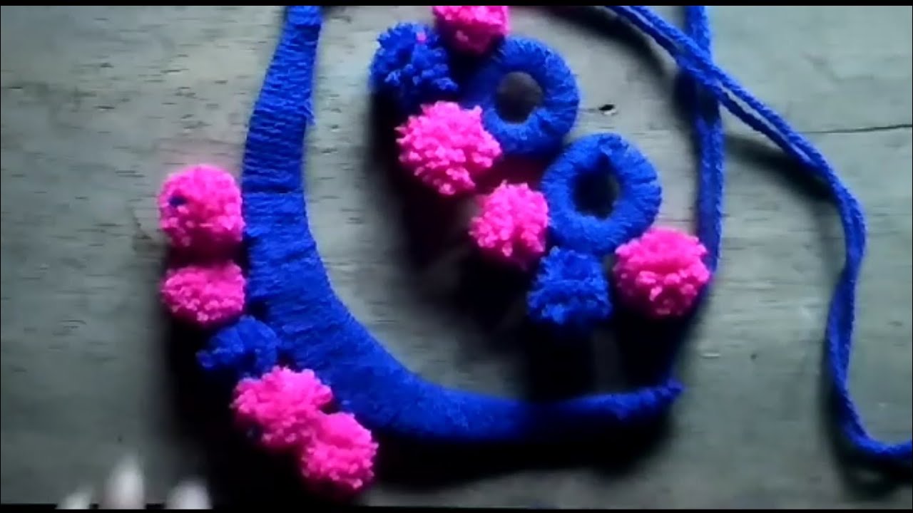 Amazing woolen Craft - made by cardboard & wool - YouTube