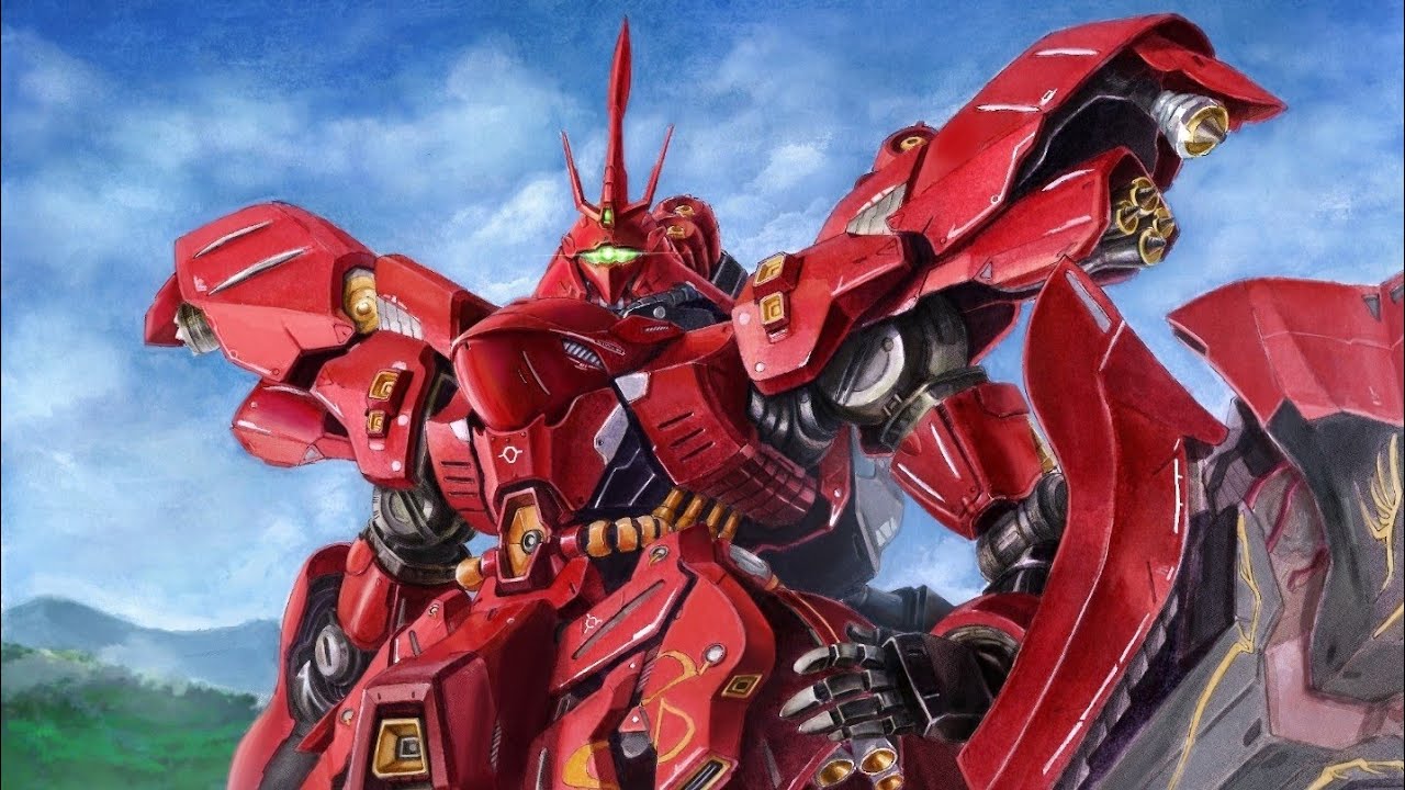 Drawing Sazabi - YouTube