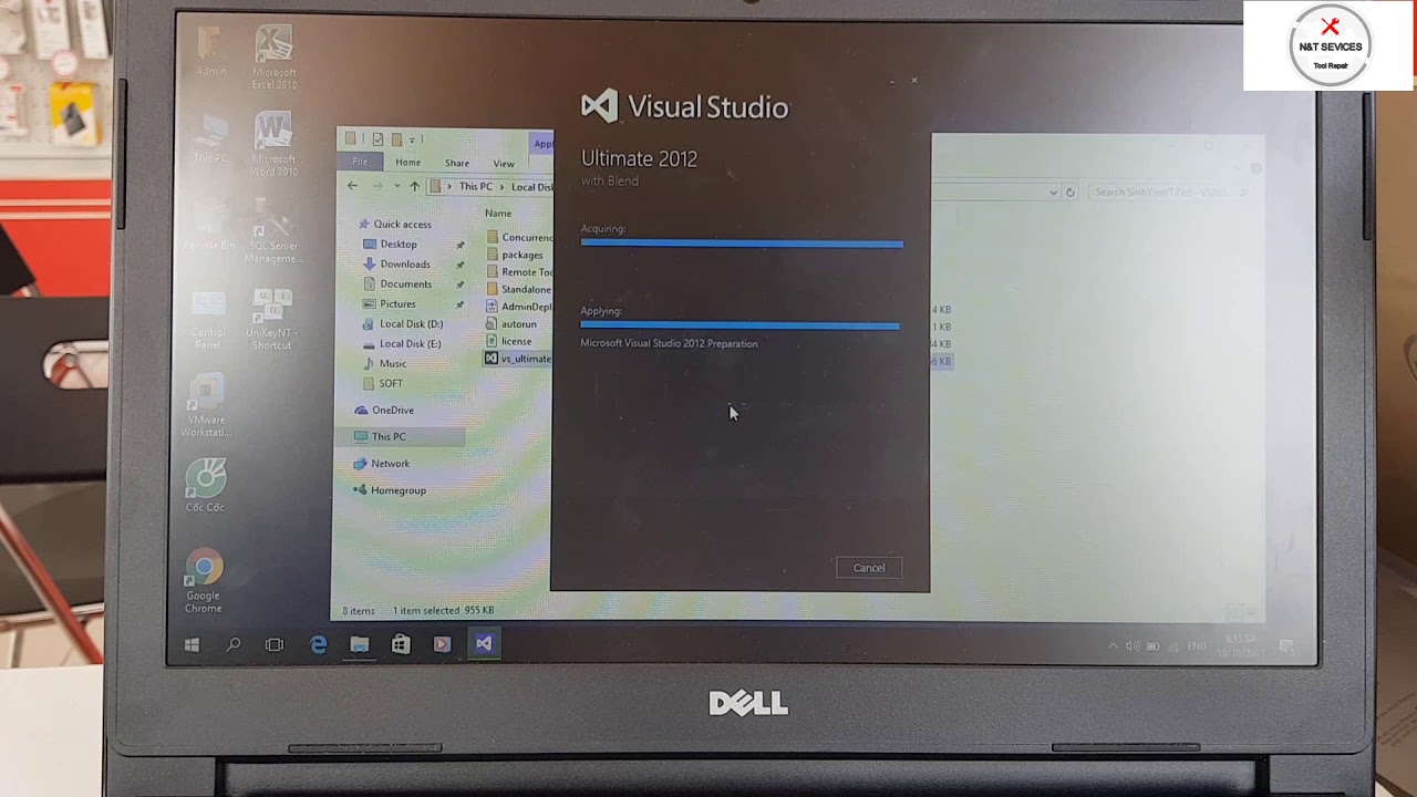 Hướng dẫn cài đặt Visual Studio 2012 mp4 - YouTube