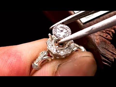Custom a diamond engagement ring - How it’s made engagement ring - YouTube