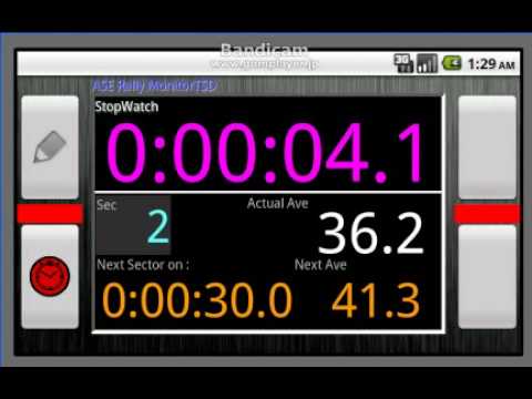 TSD Rally Timer for Android [Development] - YouTube
