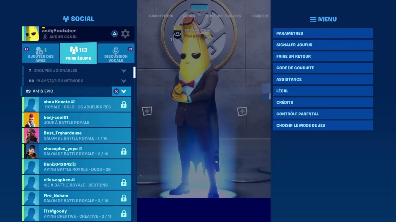 Fortnite avec axel - YouTube