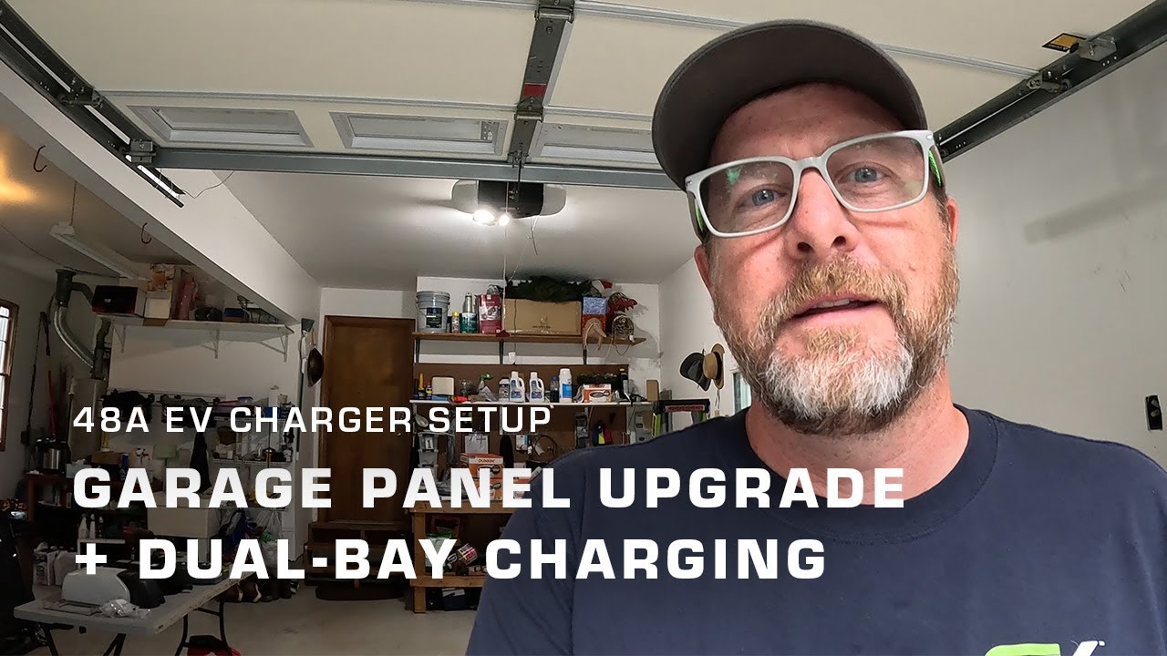 Ford Connected Charger Installation | Garage Panel Upgrade & 48A EV ...