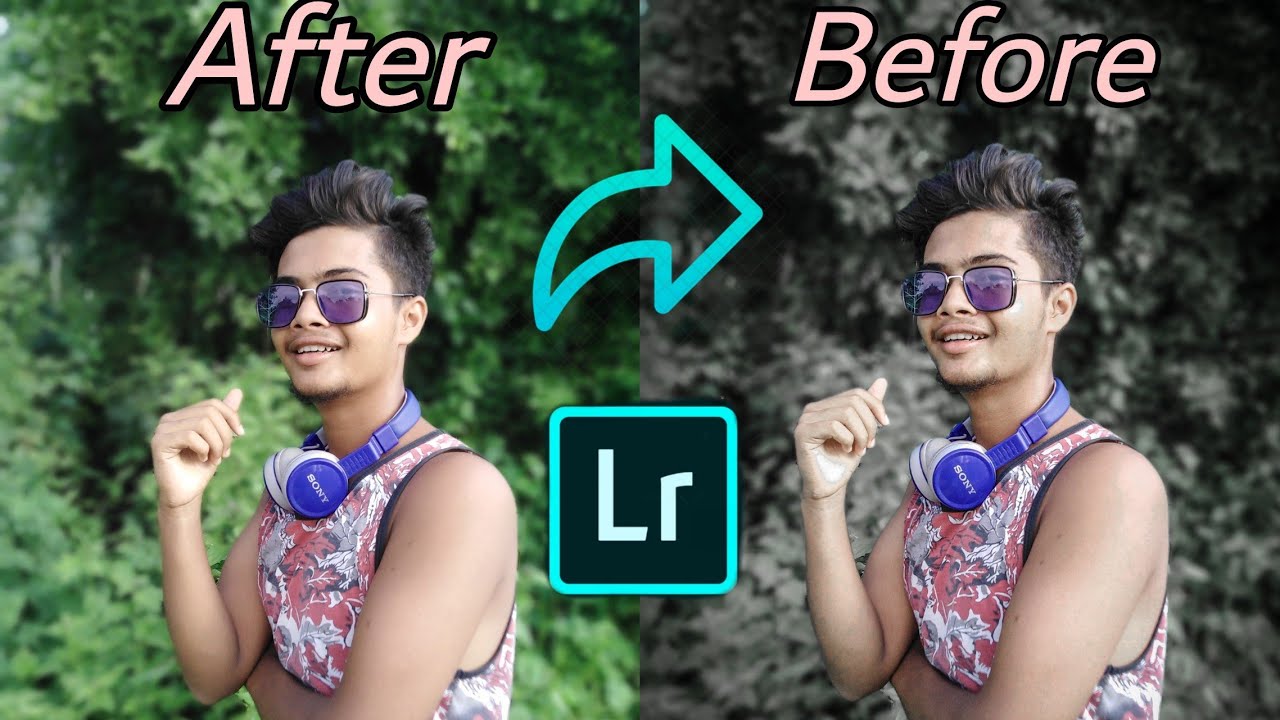 Lightroom dark photo editing 2020. Black and white colour editing viral ...