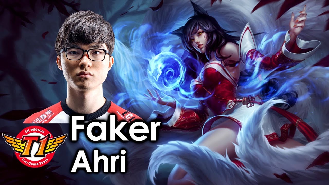 Faker picks Ahri - YouTube
