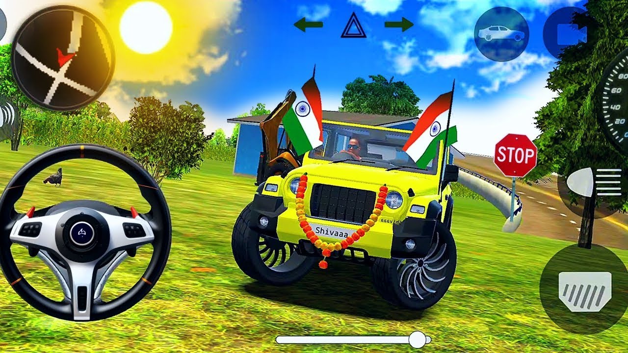 Dollar (song) Modified Mahindra Yellow Thar 😱 | India Cars Simulator 3D ...