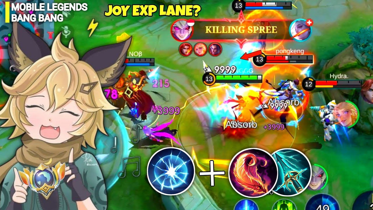 DAMAGE JOY EXP IN SOLO RANKED GAME! TOTALLY INSANE!! (Hard Carry ...