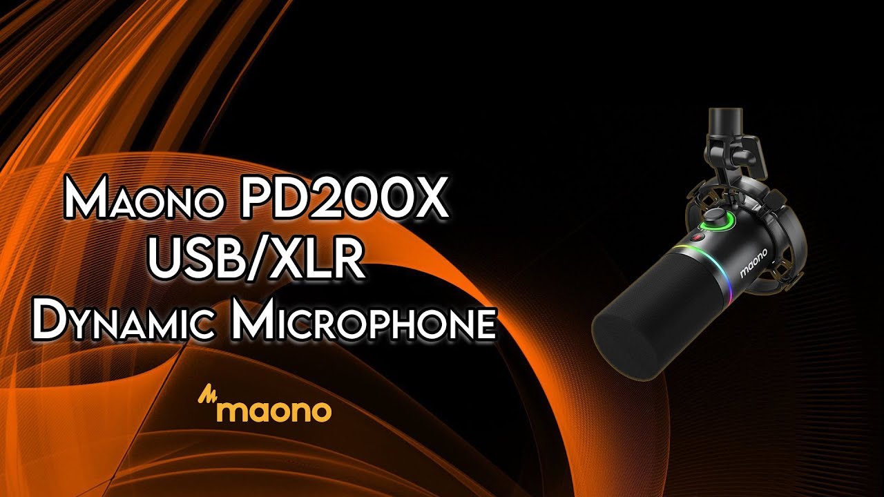 Maono PD200X Microphone - Unboxing & Review - YouTube