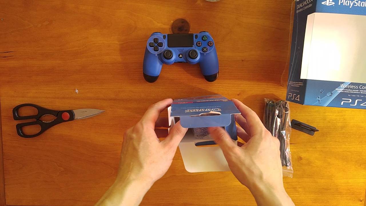PlayStation DUALSHOCK 4 (Wave Blue) unboxing - YouTube