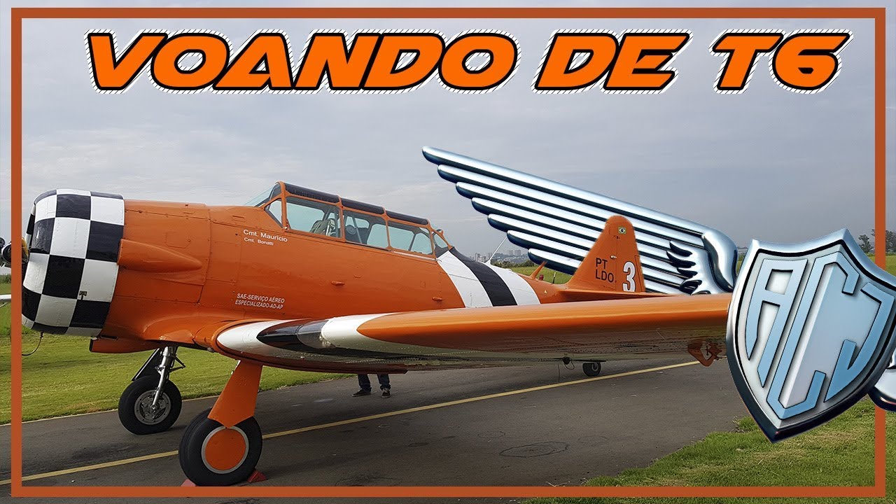 Voando de T6 - YouTube
