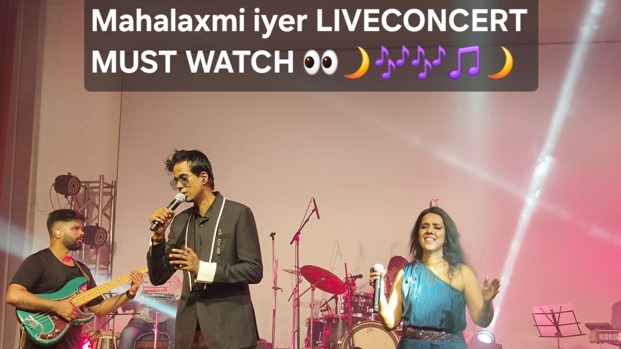 Mahalaxmi Iyer LiveConcert|Voice that touches the soul|Amazing ...