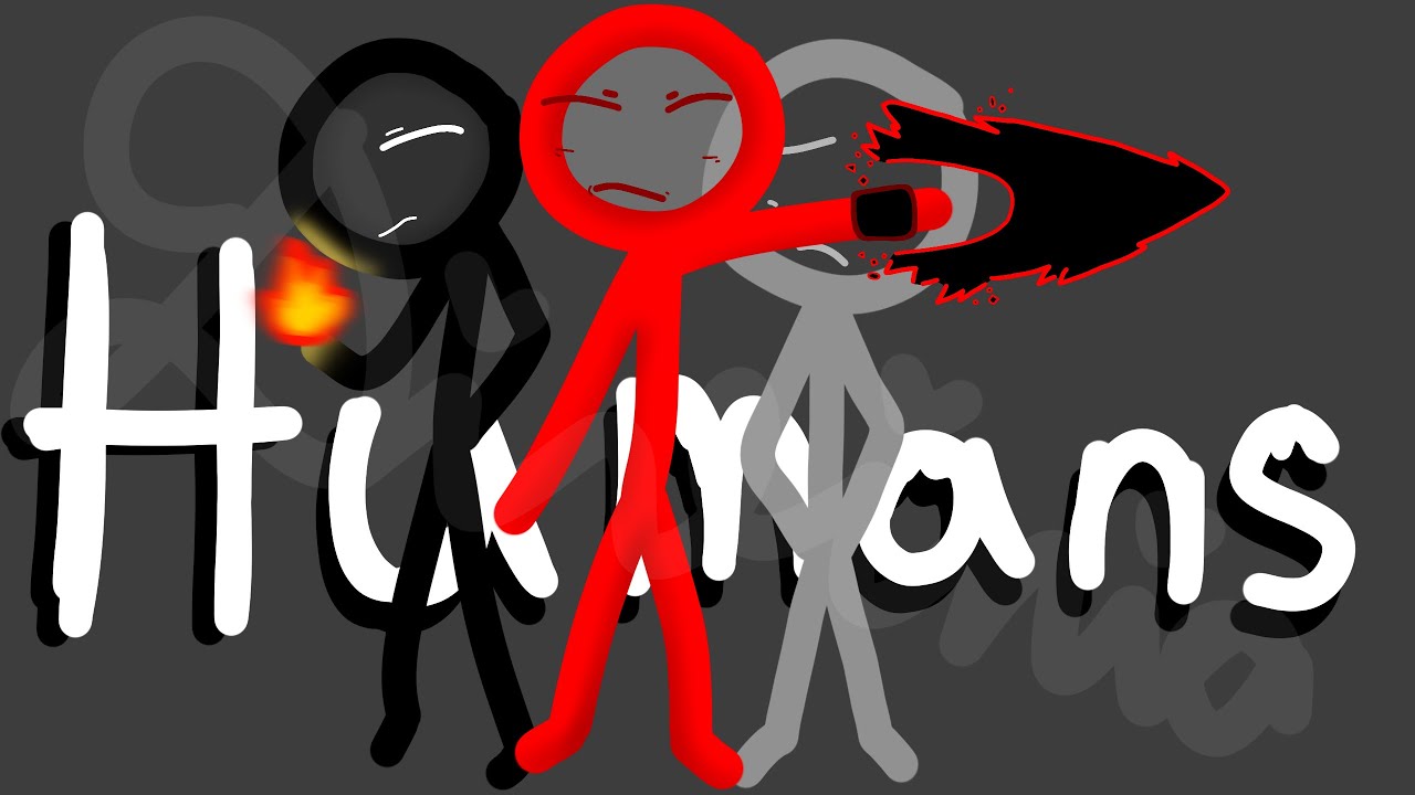 Humans // Animation Meme // Violet The Figure (⚠ glitch + bright ...