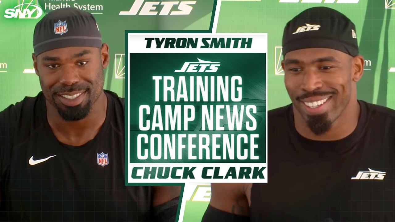 Jets vets Tyron Smith & Chuck Clark talk being NY's NFL team, Aaron Rodgers, the season opener ...