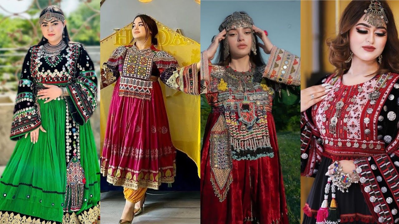 Hand made Afghani dress designs/Pashtun girls traditional dresses idea ...