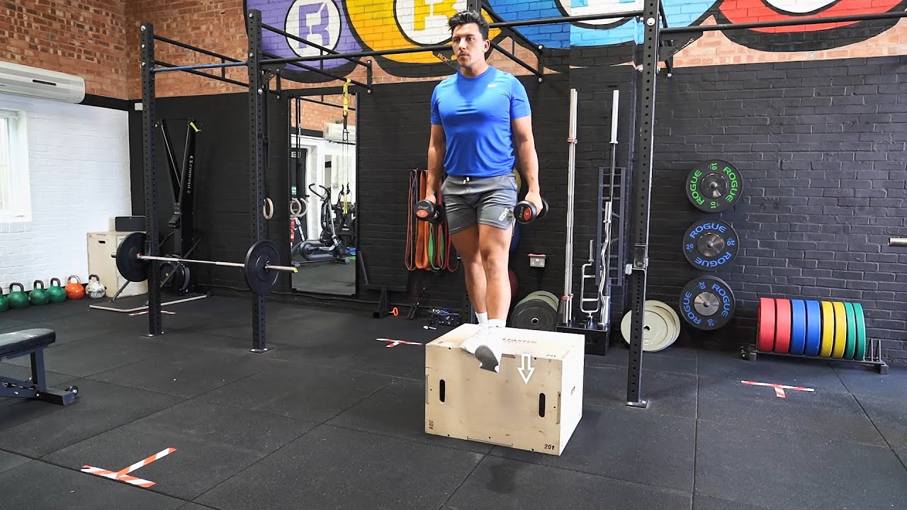 Dumbbell Drop Jump | Lunge | Strength and Conditioning Exercises - YouTube