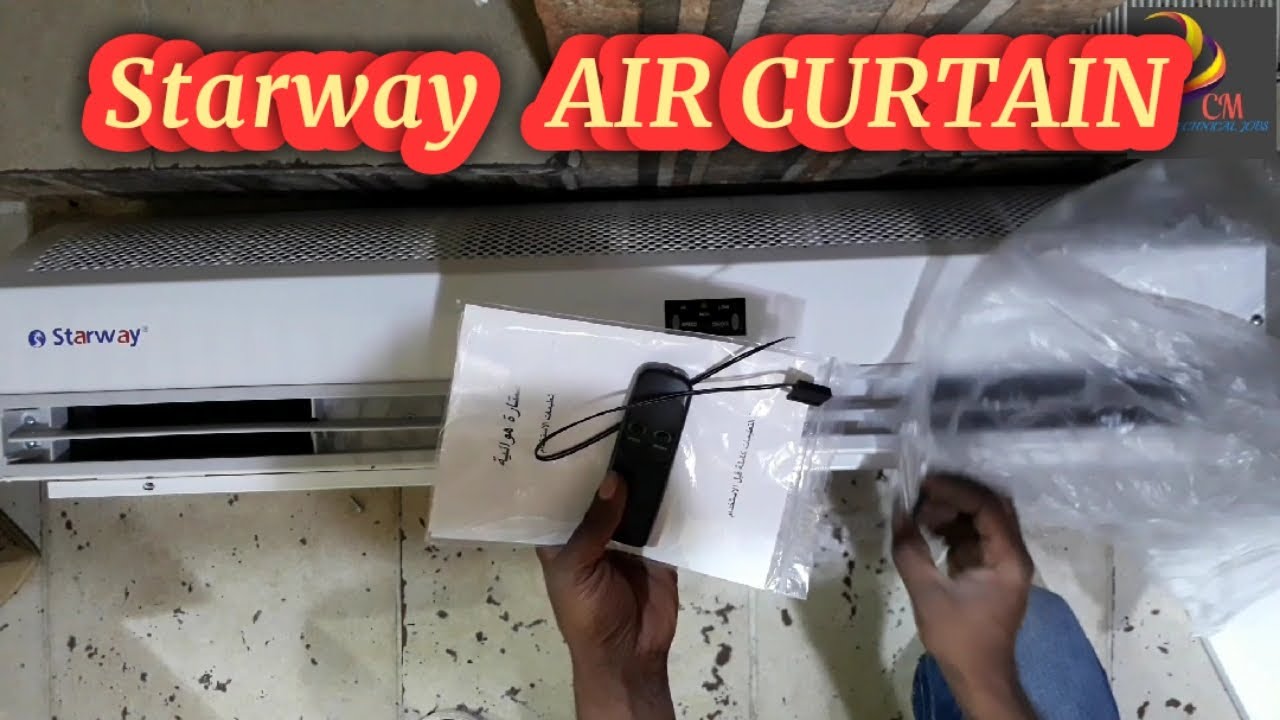 Starway AIR CURTAIN Unboxing and fitting - YouTube