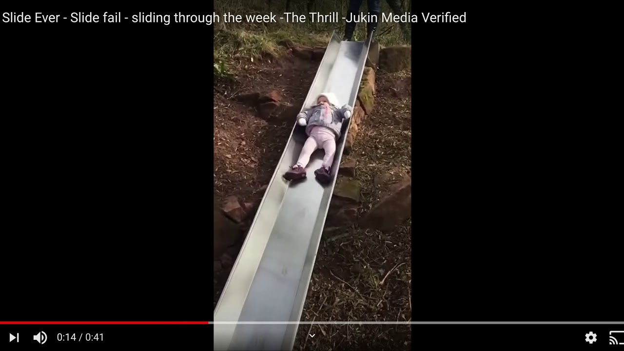 Worst Slide Ever - Slide fail - sliding through the week -The Thrill ...
