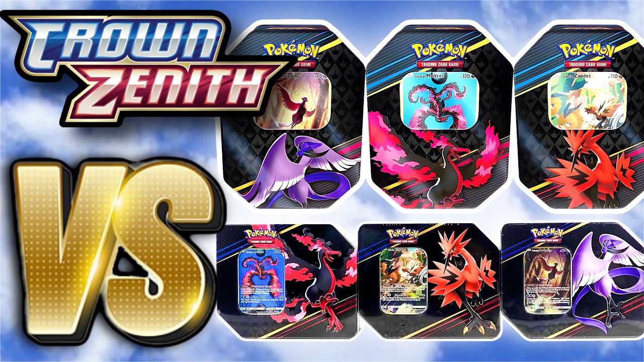 Which of These CROWN ZENITH Galarian Bird Tins Are ACTUALLY The BEST ...