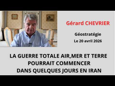 LA GUERRE TOTALE AIR, MER ET TERRE POURRAIT COMMENCER DANS QUELQUES JOURS EN IRAN