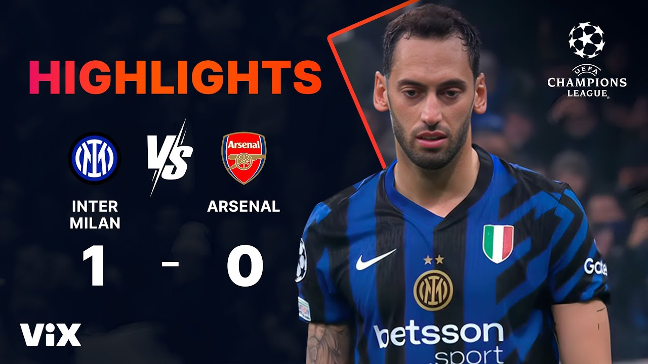 Inter Milan vs. Arsenal - Game Highlights | UEFA Champions League 2024/ ...